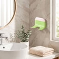 Bathroom Dryer Holder, No Drill Wall Mounted Dryer Rack, 2 in 1 ...