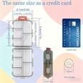 Portable 10 Compartment Case Double Layer Detachable Travel Organizer ...