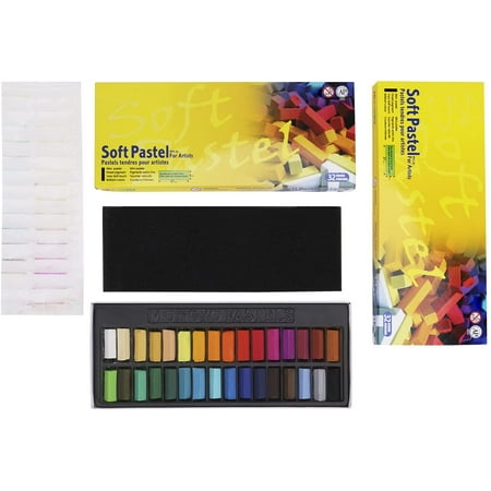 Non Toxic Drawing Pastels Sticks Drawing Chalks Soft Pastel Set of 24 ...
