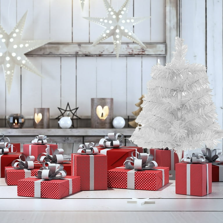 White Tabletop Christmas Tree