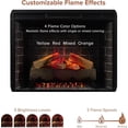 Modern Ember Uptown 33 inch Smart Electric Fireplace Insert - Black ...