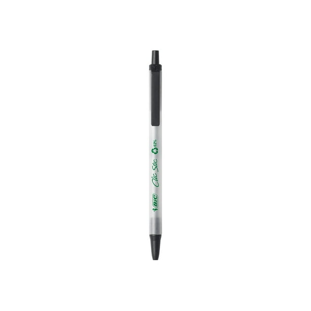 BIC ReVolution Round Stic Ballpoint Pen (gsme10bk) - Walmart.com