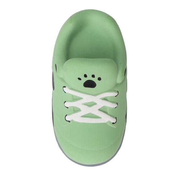 Soft Squeaky Puppy Toy, Interactive Rinse Cleaning Latex Dog Toy Shoe ...