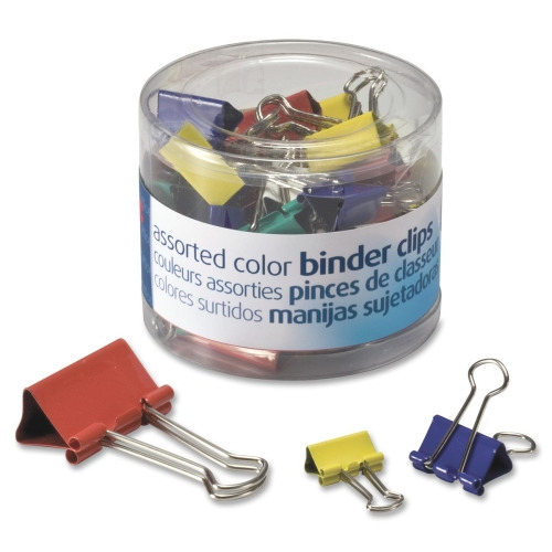 OIC Assorted Color Binder Clips Medium - 1 / Pack - Assorted - Walmart.com