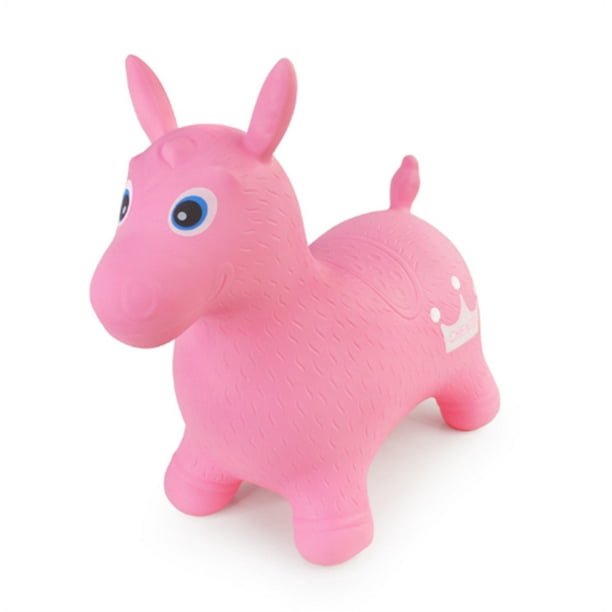 Horse Kids Ride On Toy, Inflatable Hopper Bouncy Unicorn, Hopping ...