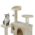 "53"" Multi-Level Cat Tree Stand, Indoor Condo, Activity Tower with ...