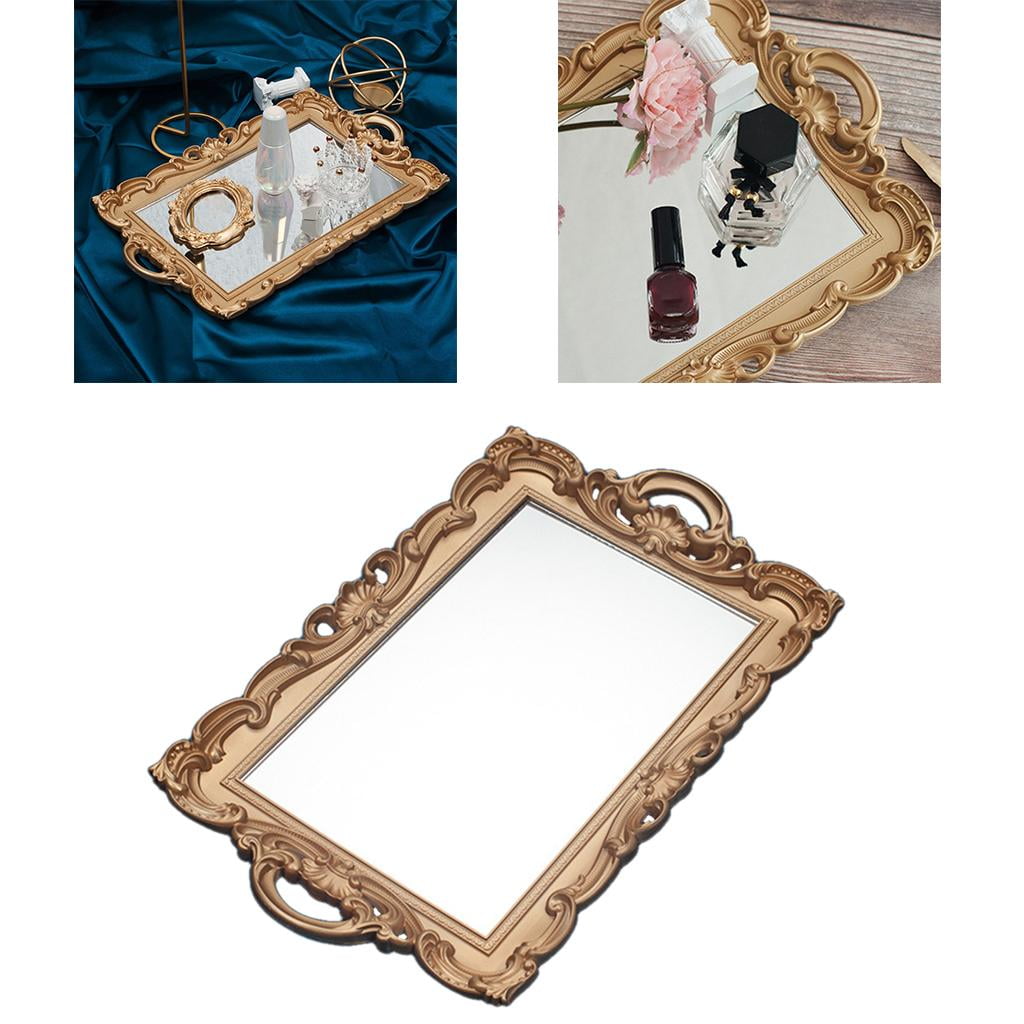 de Espejo Rectangular Retro , Bandeja Decorativa para Boda, Organizador ...