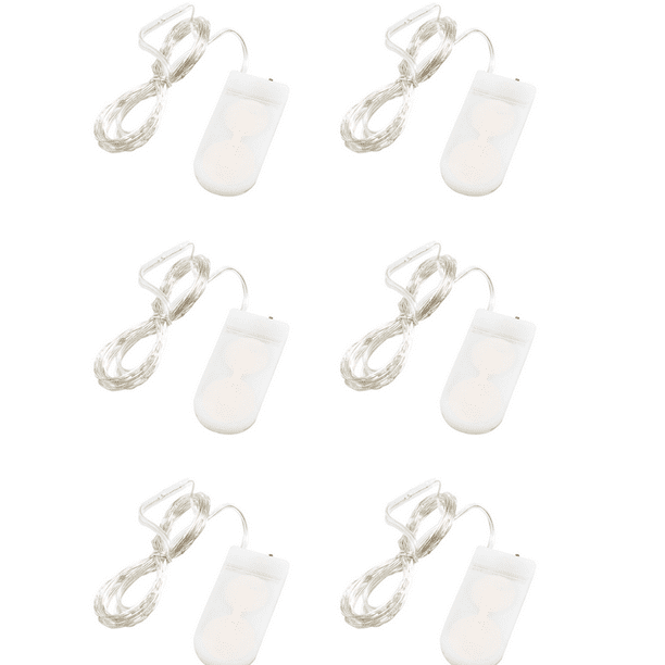 12 Pack Fairy Lights Battery Operated - Wire String Lights Waterproof ...