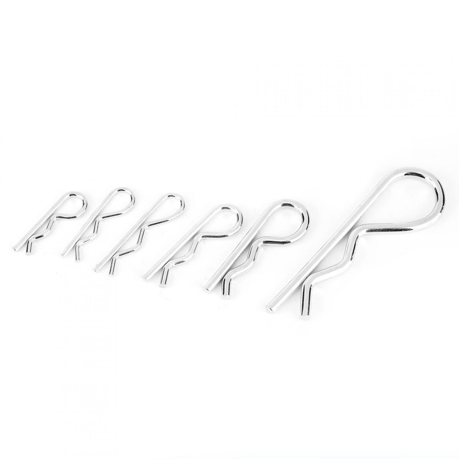 110PCS Kit de surtido de chavetas Pin de chaveta ondulada de acero ...