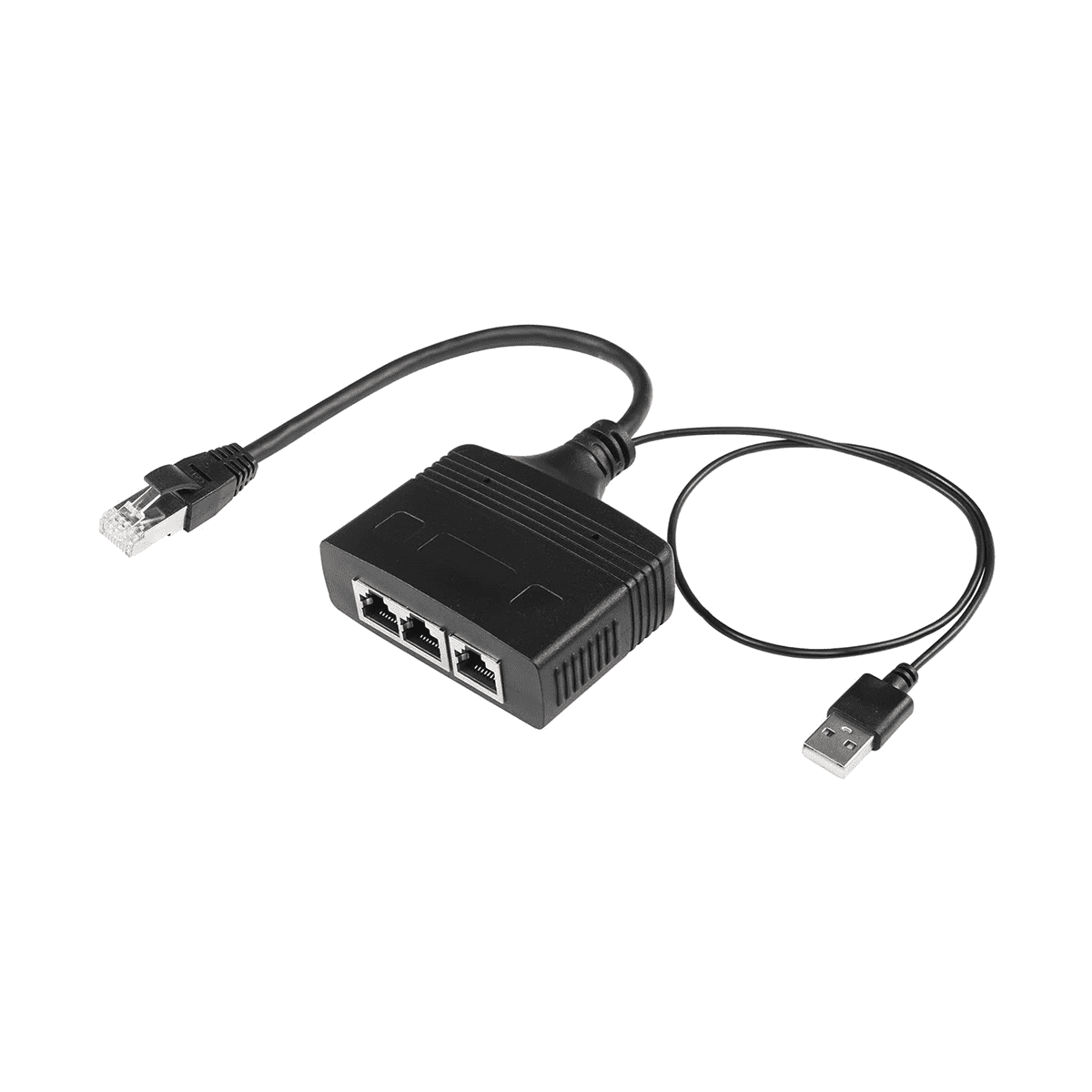 Red 1 en 3 Compartidor de Red de Cien Megabits RJ45 1 Arrastre 3 ...