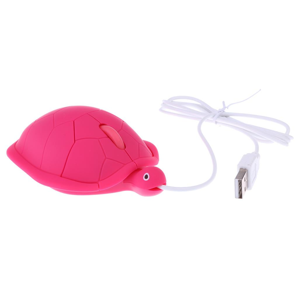Turtle Shape USB Mouse Optical Mice for Notebook PC Laptop Computer Red ...