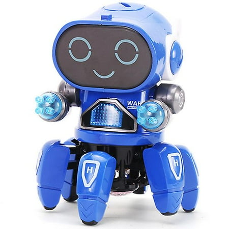 Smart Dancing Music Robot Electronic Six-claw Dance Rc Robot | Walmart ...