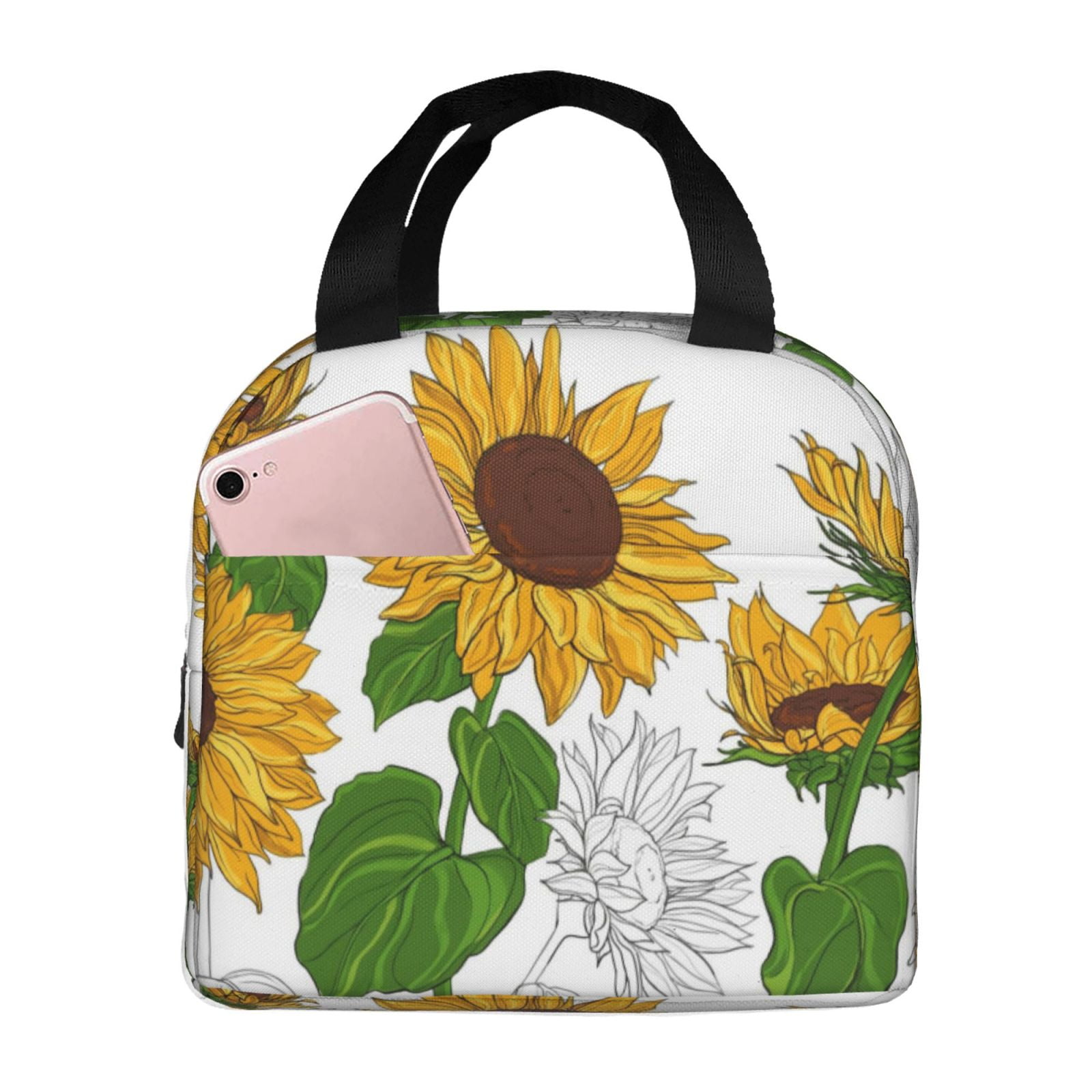 Balery Plump Sunflower And Sketch Bolsa de Almuerzo Aislada – Caja de ...