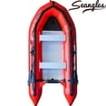 Seangles 4 Person Inflatable Boat with Aluminum Floor and Transom ...