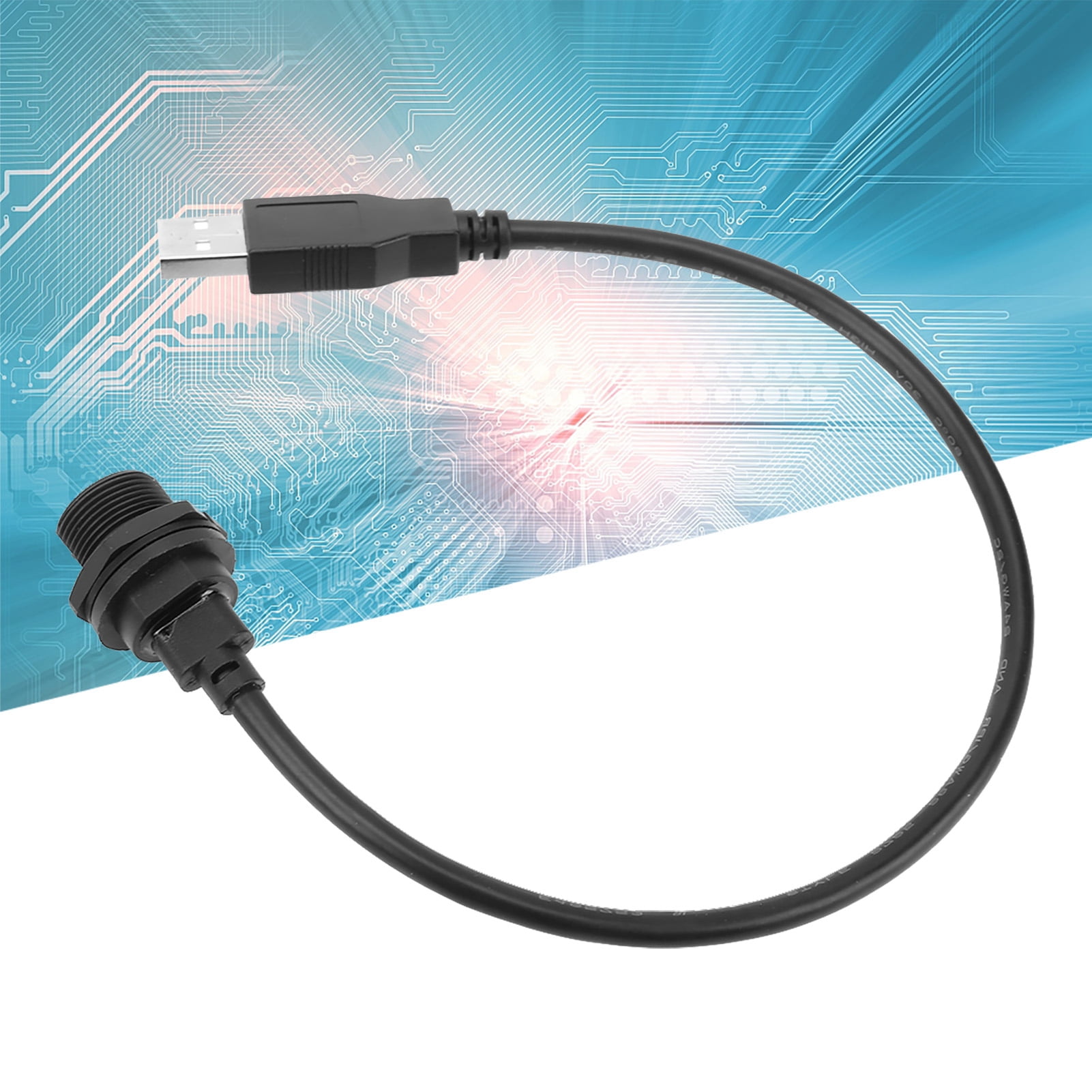 Conector USB a prueba de agua, conector USB a prueba de agua IP67, conector estadounidense ...