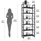 Dextrus 6 Tiers Ladder Bookshelf, 69 inch Classically Modern ...
