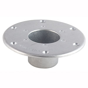 AP Products 013-1112 Chrome Round Recessed Mount Table Base - Walmart.com