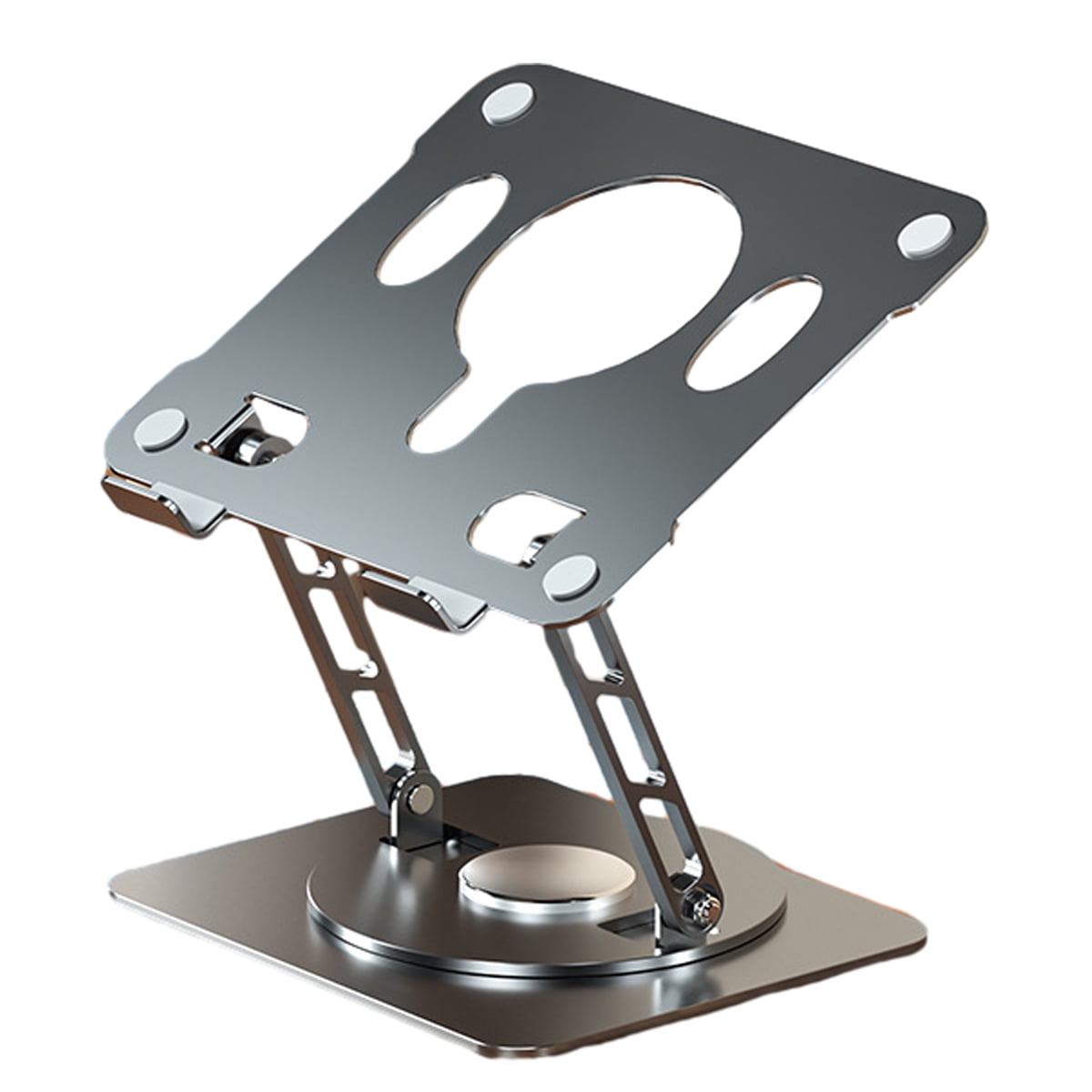 Tablet computer stand, adjustable and foldable, 360° rotation at ...