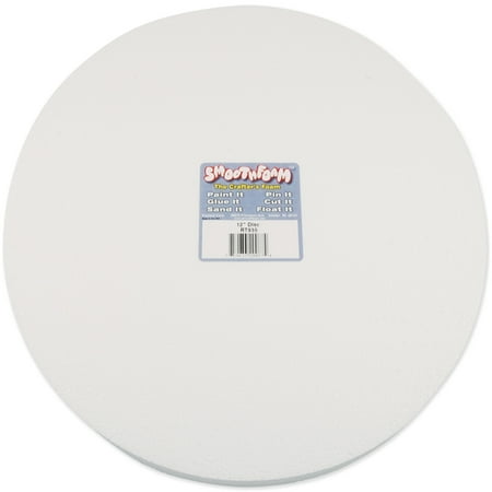 Smooth Foam Disc 12"X1" 1 Pkg White Rt935 | Walmart Canada