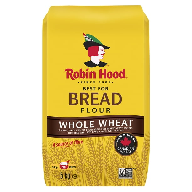 Robin Hood Best For Bread Whole Wheat Flour 5kg, 5 Kg - Walmart.ca