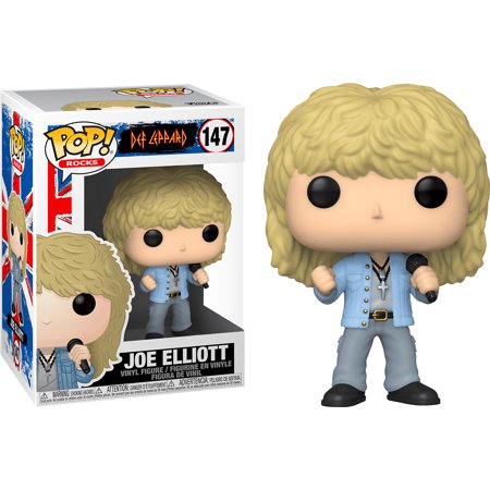 Pop Rocks 3.75 Inch Action Figure Def Leppard - Joe Elliott #147 ...