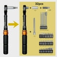 FUGee-Click-Type Bicycle Torque Wrench and Bit Driver Set, 1/4-Inch ...