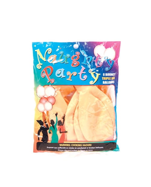 Naughty Party Boobie Balloons - Flesh Pack of 6 - Walmart.com