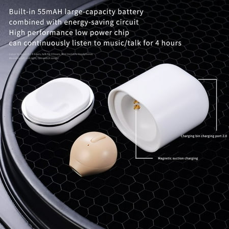 Newly Upgraded Version X20 Ultra Mini Wireless Single Earphone Small ...