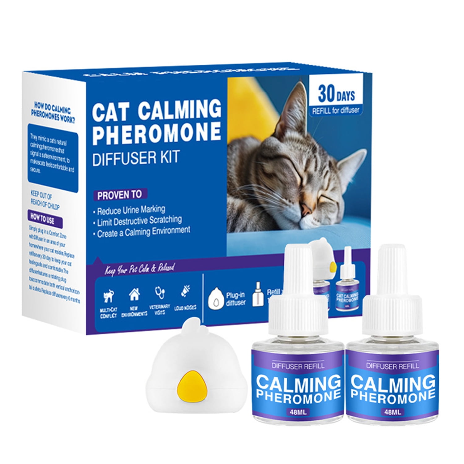 Click here for Unbranded Stress Relief Cat Pheromone Diffuser Kit... prices