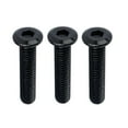 BDKWID-Black 1/4-20 x 1 Flat Head Socket Head Screw Furniture Bolts ...