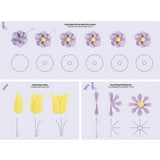 Cake Icing Piping DIY Drawing Board Practice Paper and Template ...