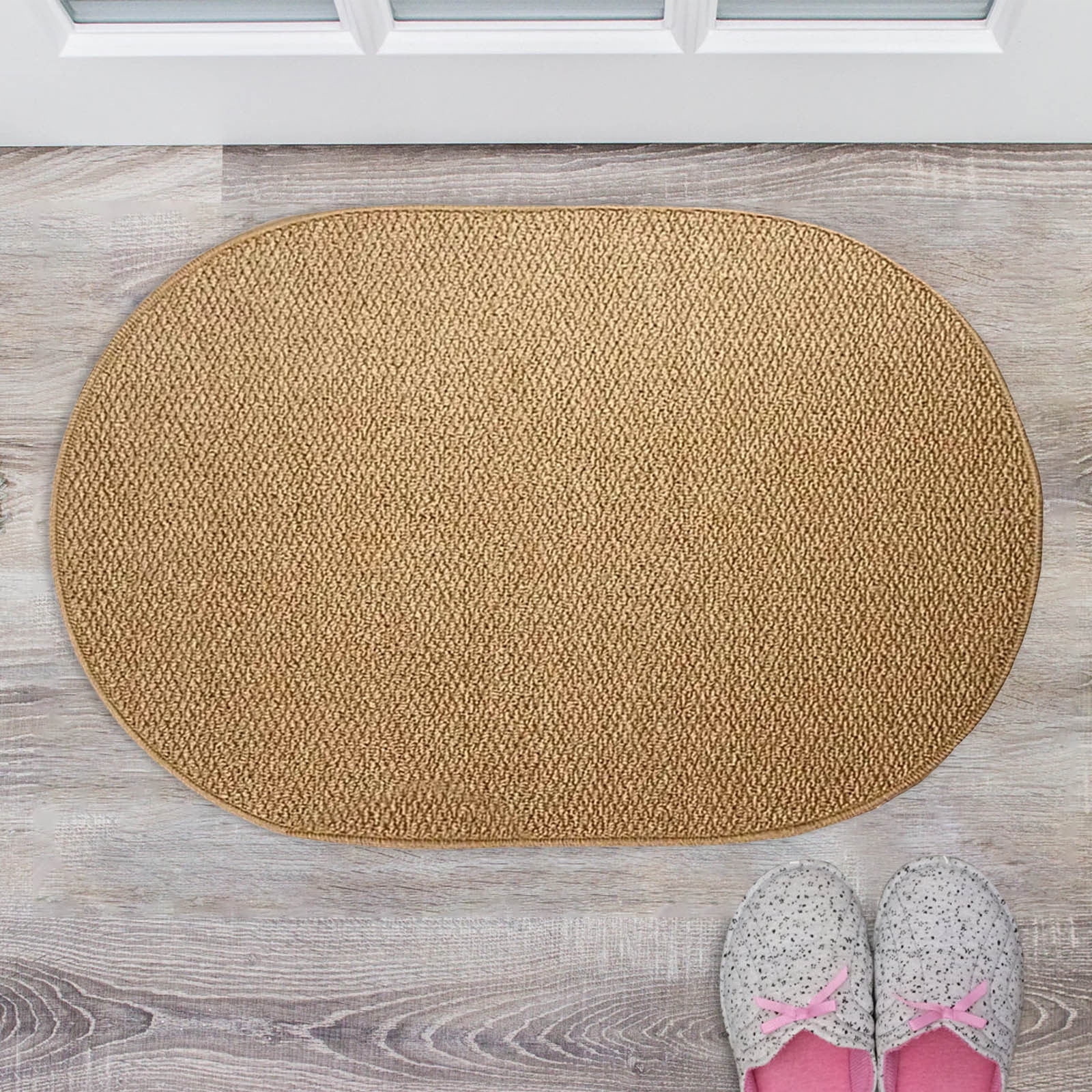 Click here for Rek Elliptical Imitation Sisal Floor Mat For House... prices