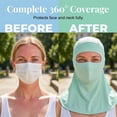 Face Cover for Sun Protection UPF 50+ UV Face Mask, 2026 New UV Face ...