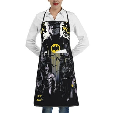 Batman Kitchen Cooking Aprons Adjustable Waterproof Apron Bib Apron ...