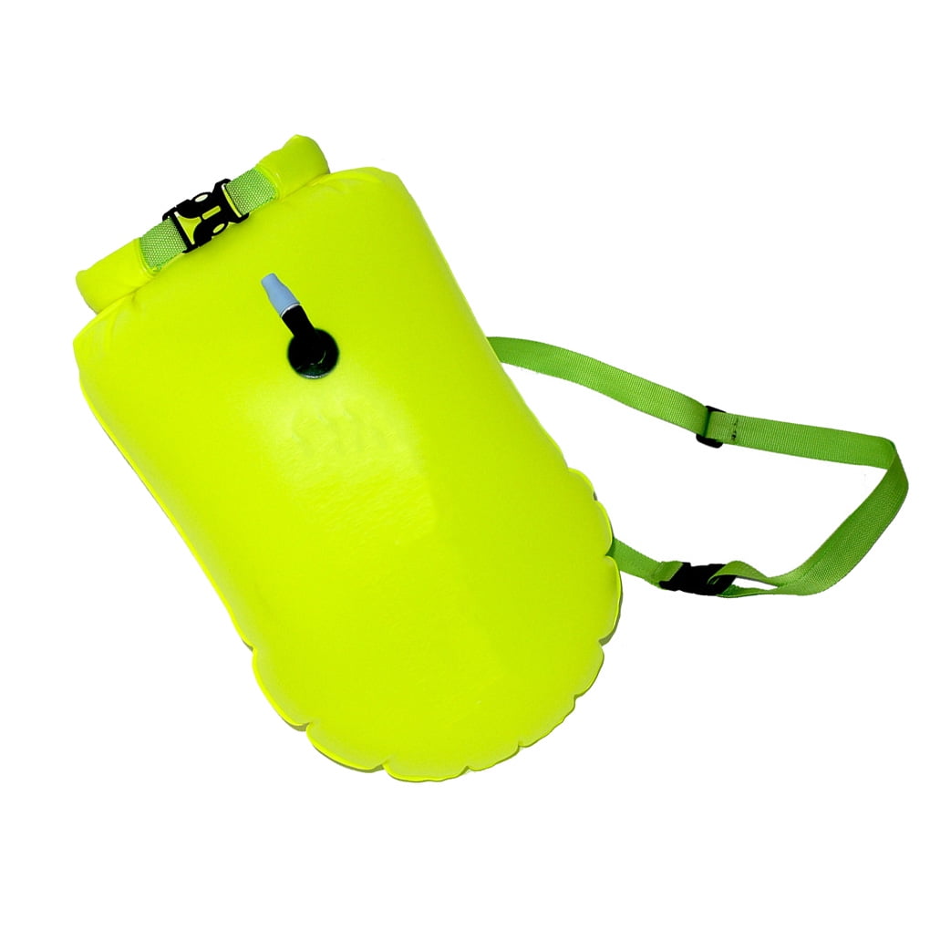 Highly Visible Safety Buoy Bag PVC Inflatable Swimming Bag Waterproof ...