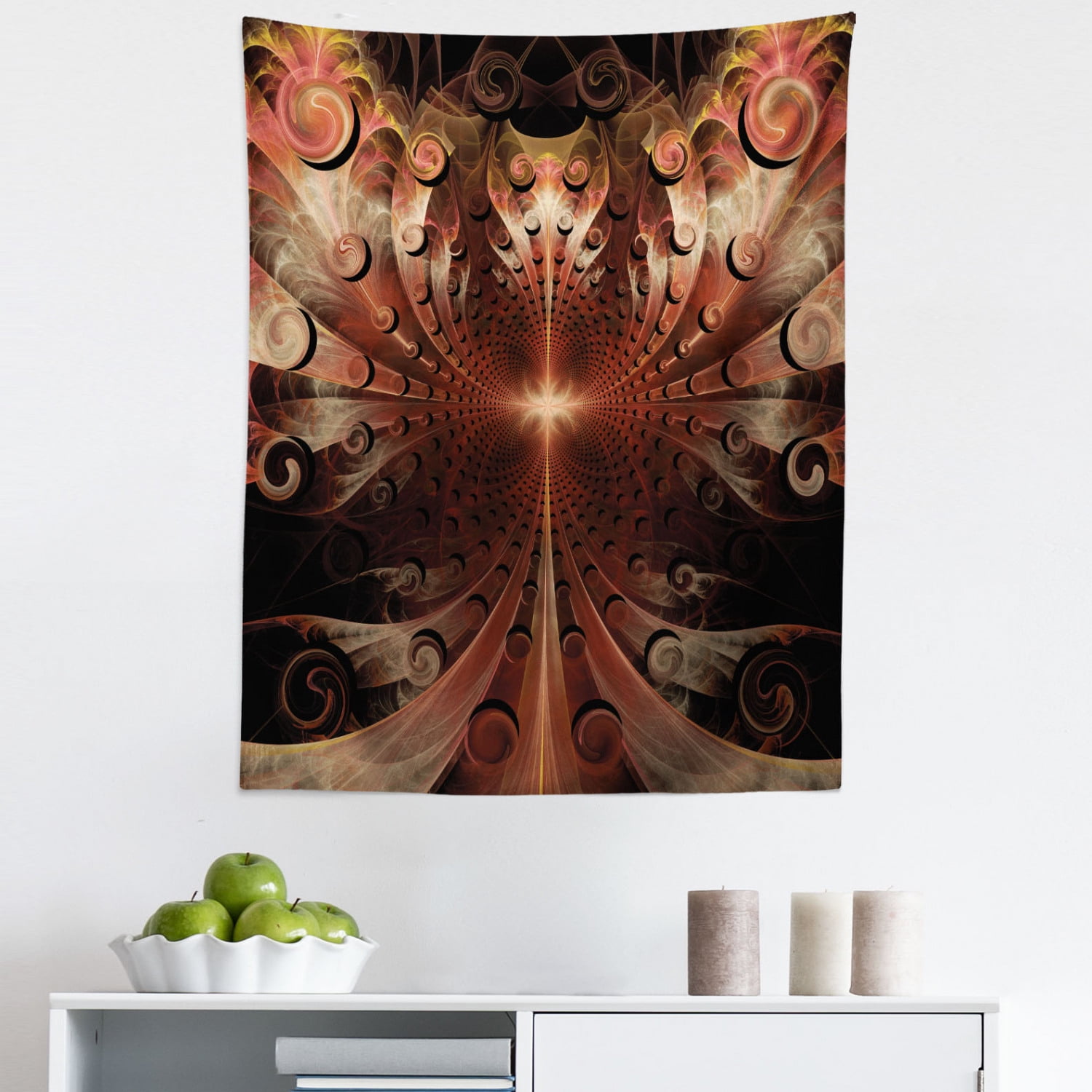 Gothic Tapestry, Gothic Medieval Heraldic Ornamental Background Middle ...