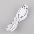 2 Pin Strong Cable USB Charging Line Cord Rope Black White Color for ...