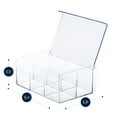 RoyalHouse BPA Free Acrylic Tea Box Organizer, Tea Bag Holder with 6 ...
