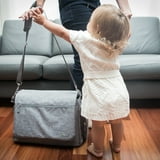 bbluv Ultra ‒ Ultra Complete Diaper Bag - Heather Grey - Walmart.com