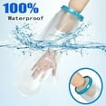 SunshineFace Waterproof Arm Cast Cover, Reusable Shower Wound Protector ...