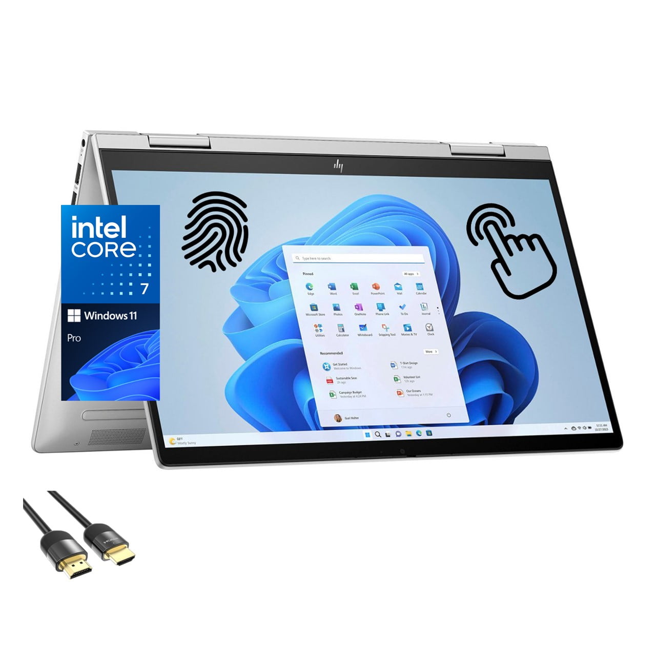 HP 2 en 1 Envy Laptop, Pantalla Táctil FHD de 14", Intel 10-Cores 7 ...