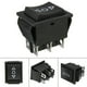 3-Position Momentary Rocker Switch 6-Pin Spring Return DPDT 16A 250V ...
