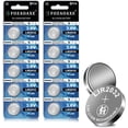 UYWGF-2032 Battery Rechargeable, 3.6V LIR2032 10 Pack, 500+ Cycles Long ...