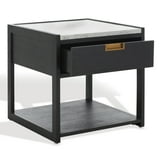 SAFAVIEH Couture Adeline Contemporary Nightstand with 1 Drawers, Black - Walmart.com