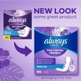 Always Extra Long Panty Liners, Anti-Bunch Xtra Protection, Daily Use ...