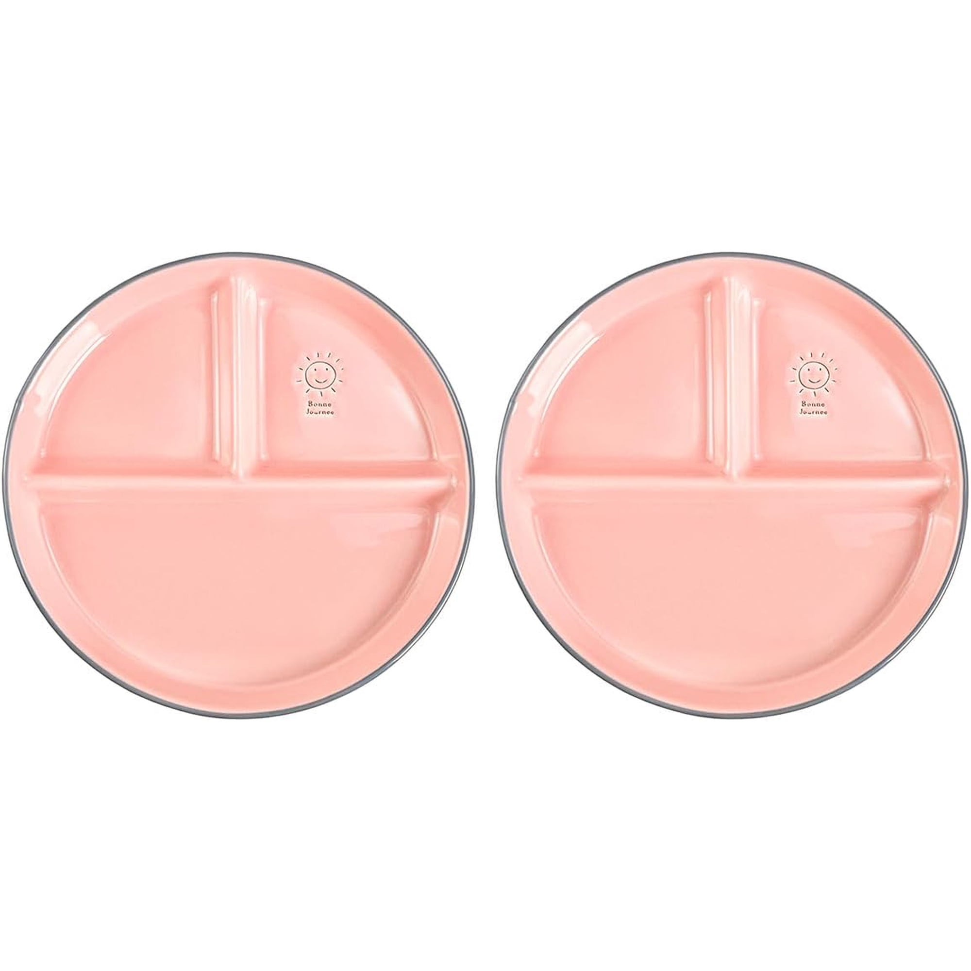 Click here for Hahdaxia Round Shape Smile Sun Ceramic Divided Pla... prices