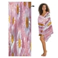 BZSMCE Soft Daisies in Sparkling Dew For Beach Towel with Wind ...
