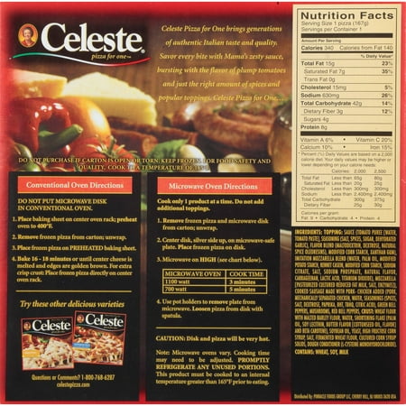 Celeste® Pizza for One™ Deluxe Pizza 5.9 oz. Box Philippines | Ubuy