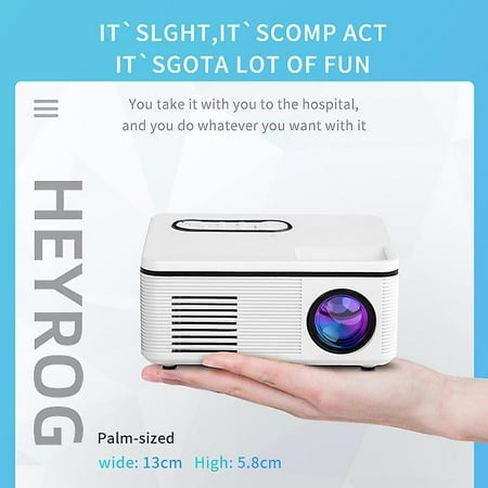 Mini Digital Projector 1080p Full Hd Video Tv Box Beamer Led Portable ...