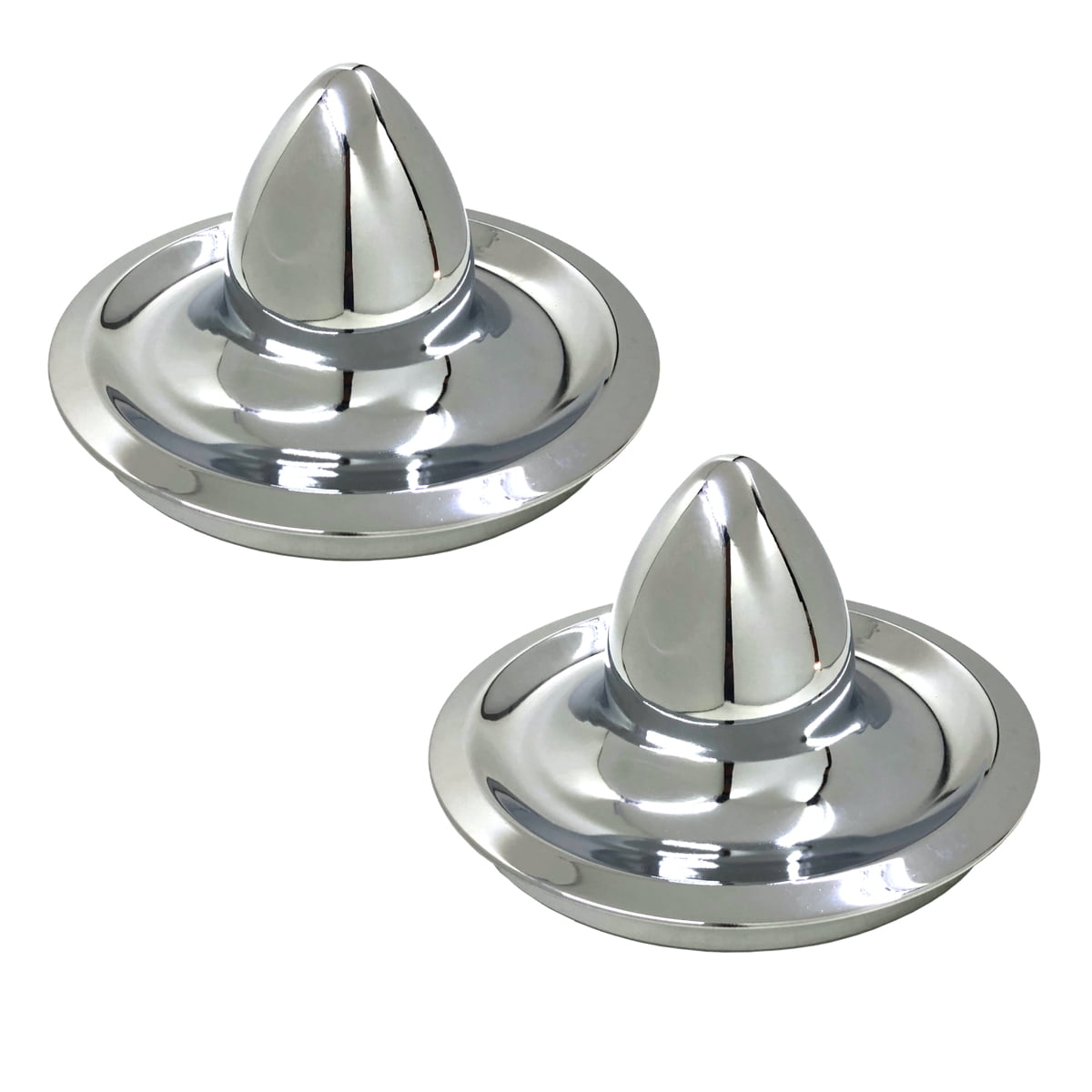 2 Rally Wheel 7.5 " inch Smoothie Bullet Center Caps 8 " inch Outside ...